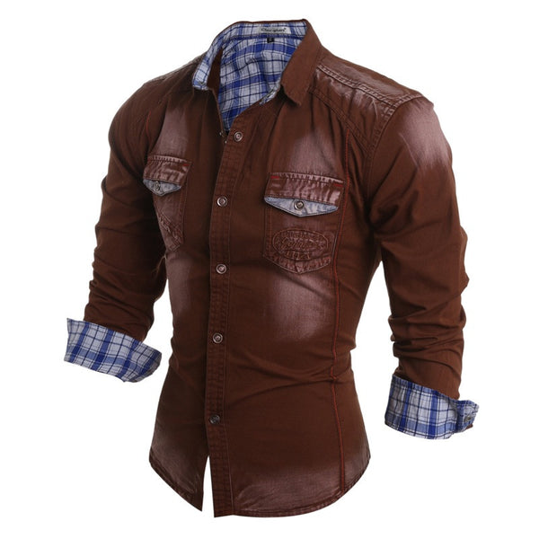 Classic Men's Denim Shirt – Models Industry